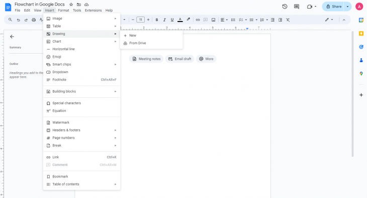 How to Make a Flowchart in Google Docs (2025) - Venngage