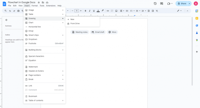 How to Make a Flowchart in Google Docs (2025) - Venngage