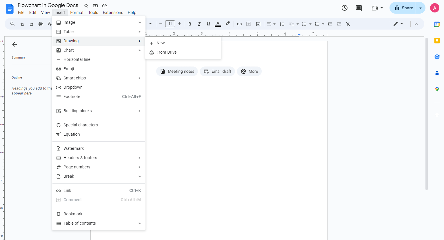 How to Make a Flowchart in Google Docs (2025) - Venngage