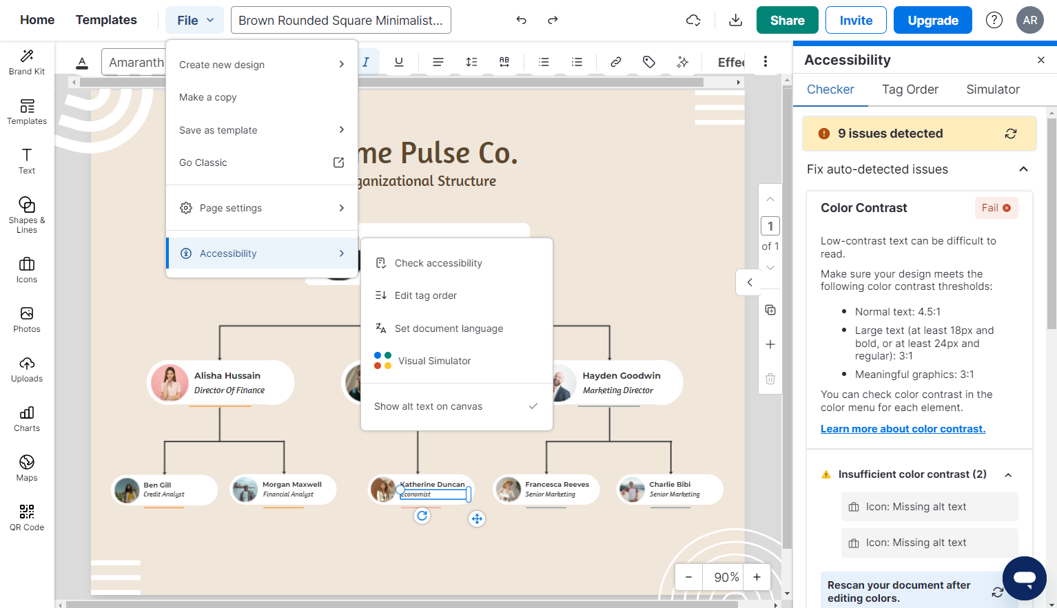 How to Make an Organizational Chart in Microsoft Word (2024) - Venngage