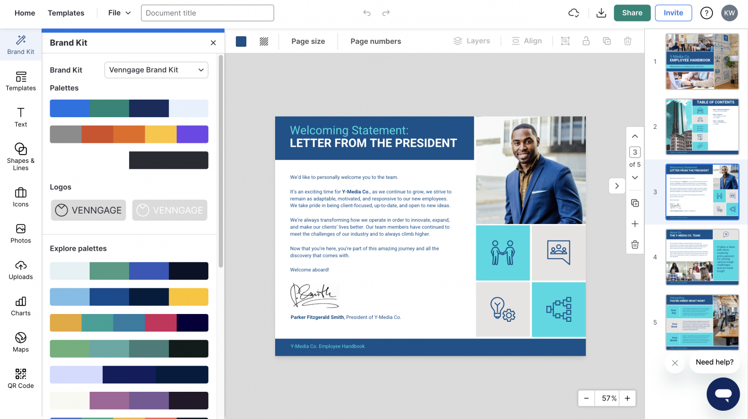 How To Create A New Employee Orientation Presentation - Venngage