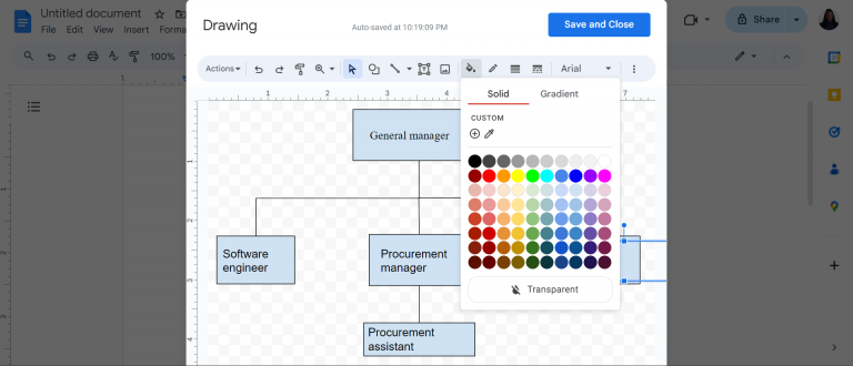 How to Make an Organizational Chart in Google Docs (2025) - Venngage