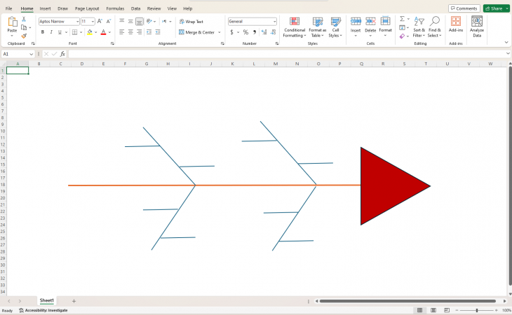 How to Make a Fishbone Diagram in Excel (2025) - Venngage