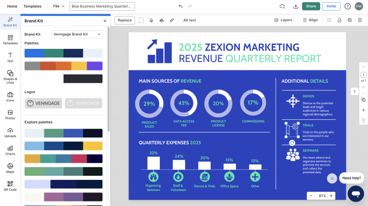 12+ Expense Report Examples with Editable Templates - Venngage