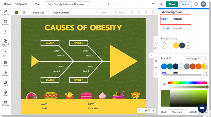 How to Make a Fishbone Diagram in Excel (2025) - Venngage