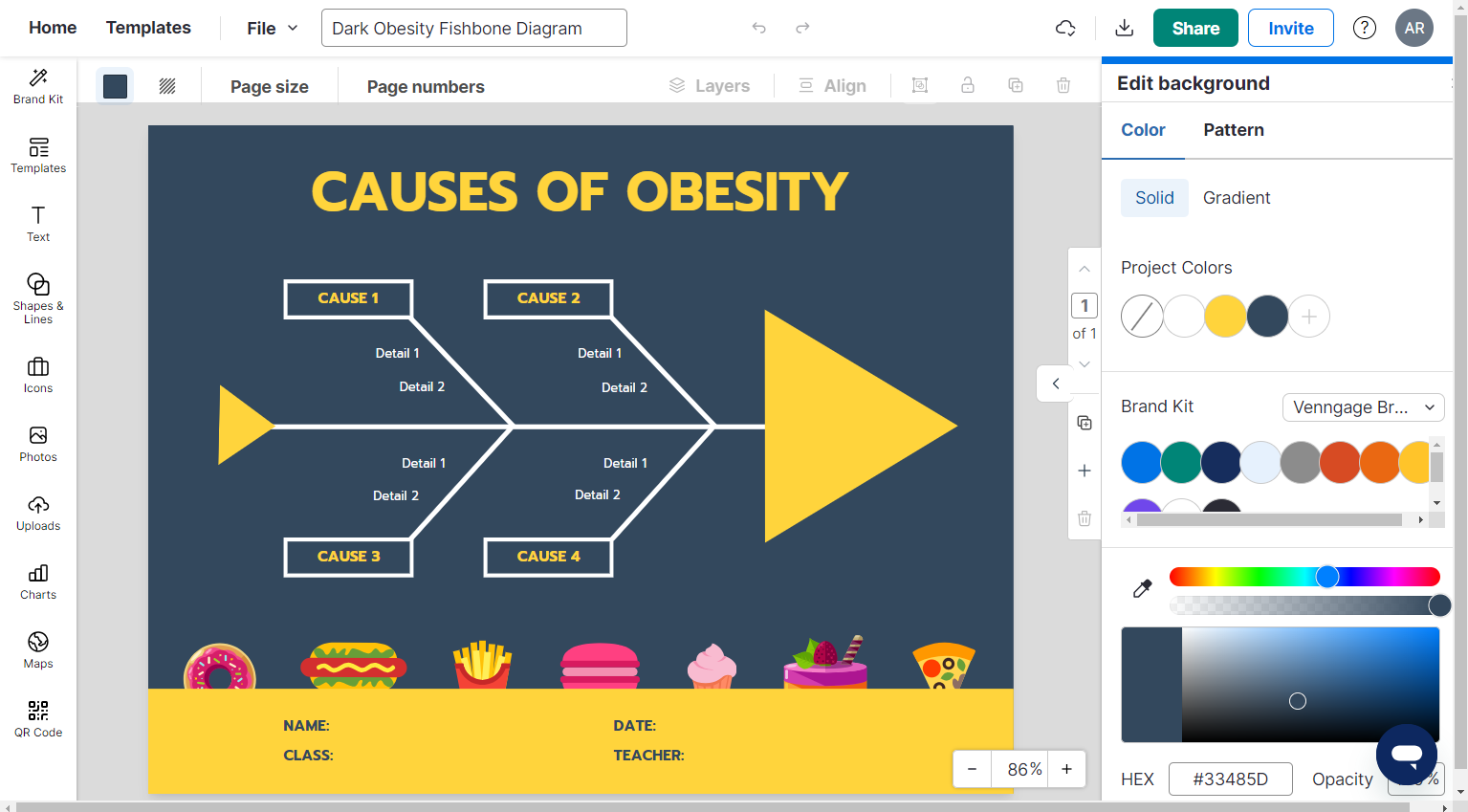How to Make a Fishbone Diagram in Excel (2025) - Venngage