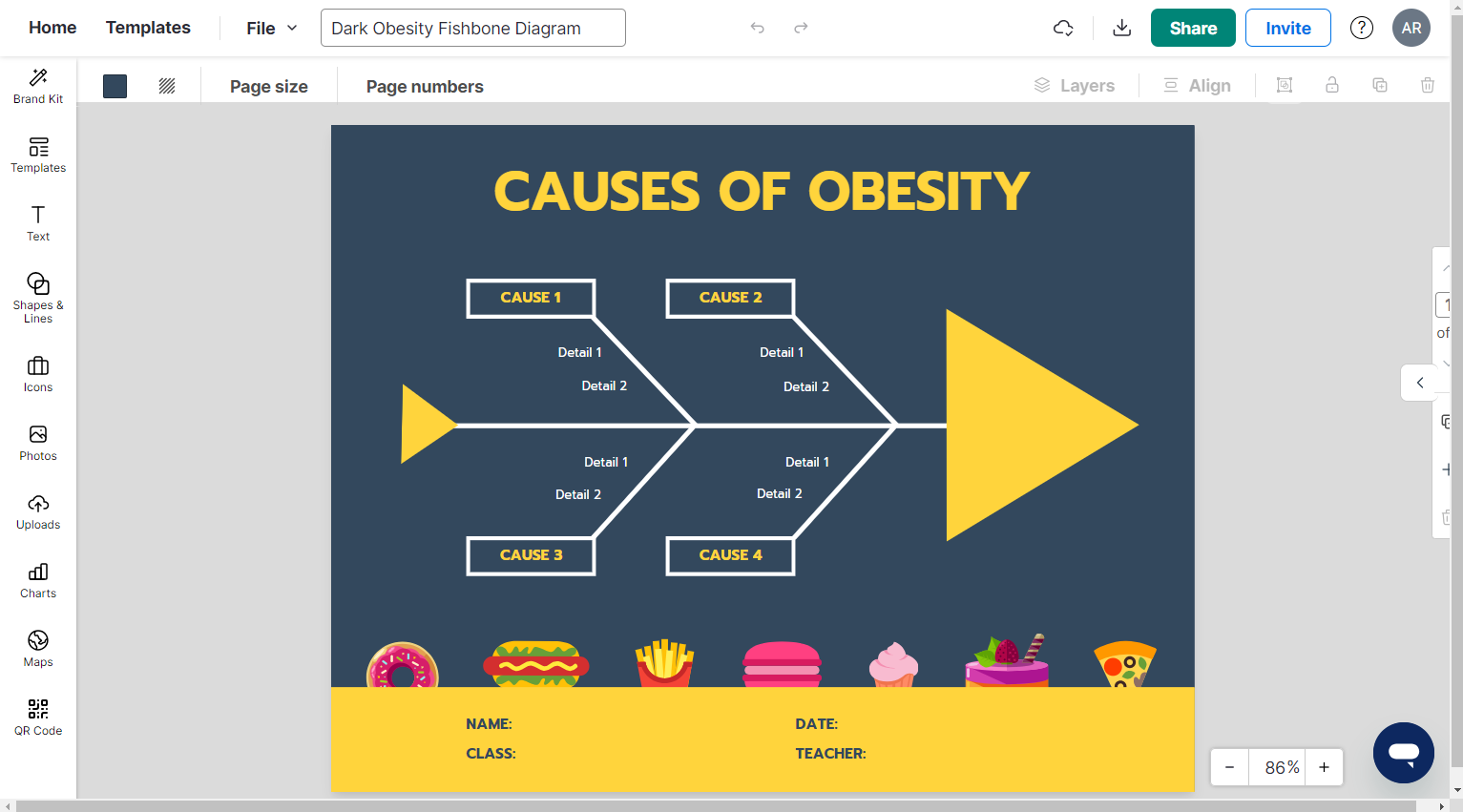 How to Make a Fishbone Diagram in Excel (2025) - Venngage