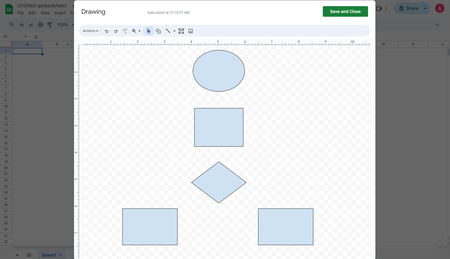 How to Make a Flowchart in Google Sheets (2025) - Venngage
