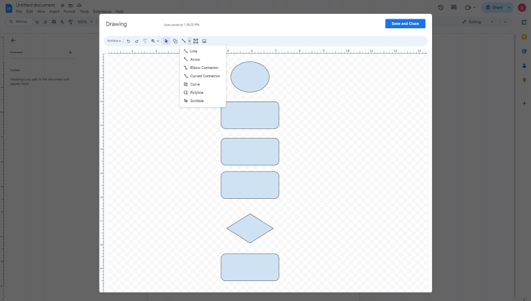 How to Make a Flowchart in Google Docs (2025) - Venngage