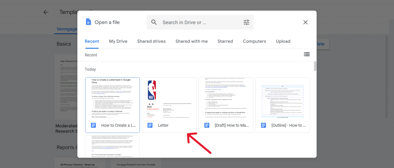 How to Make a Letterhead in Google Docs - Venngage