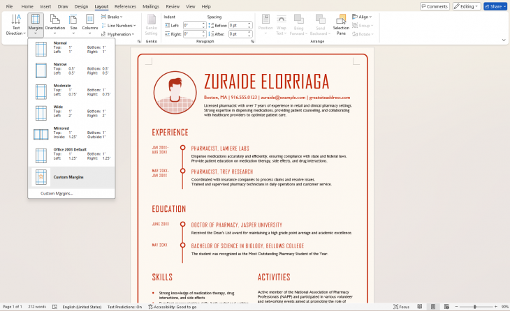 How to Make a Resume in Microsoft Word - Venngage