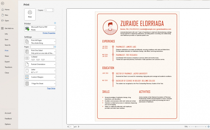 How to Make a Resume in Microsoft Word - Venngage