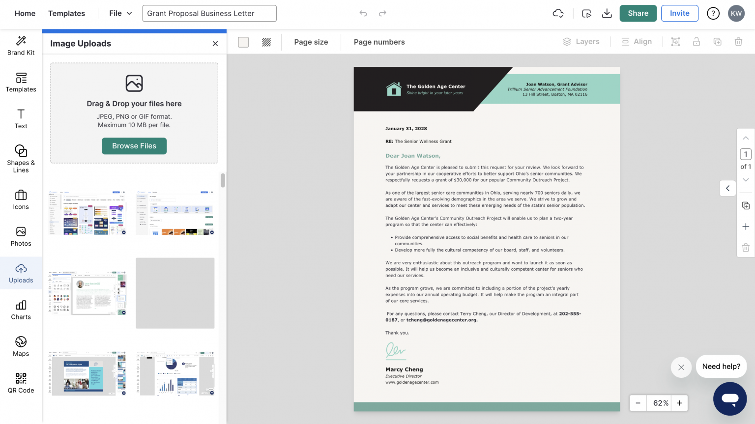 13 Business Letter Templates for Professional Use - Venngage