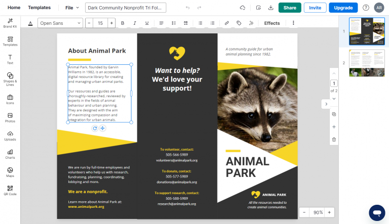 How to Create a Tri-Fold Brochure - Venngage