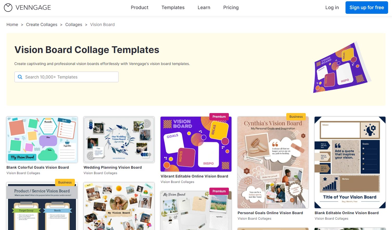 Vision Boards: How to Create One (with Examples) - Venngage