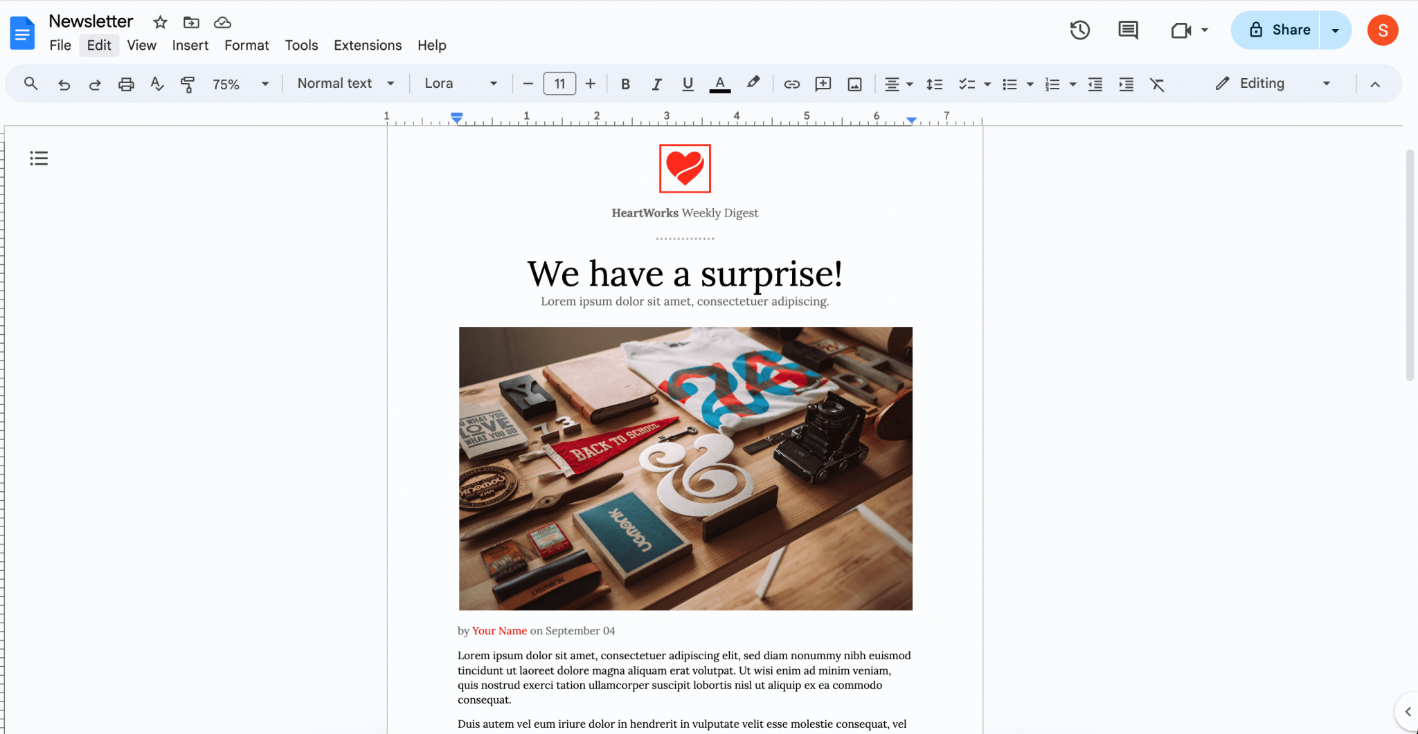 How to Make a Flyer on Google Docs