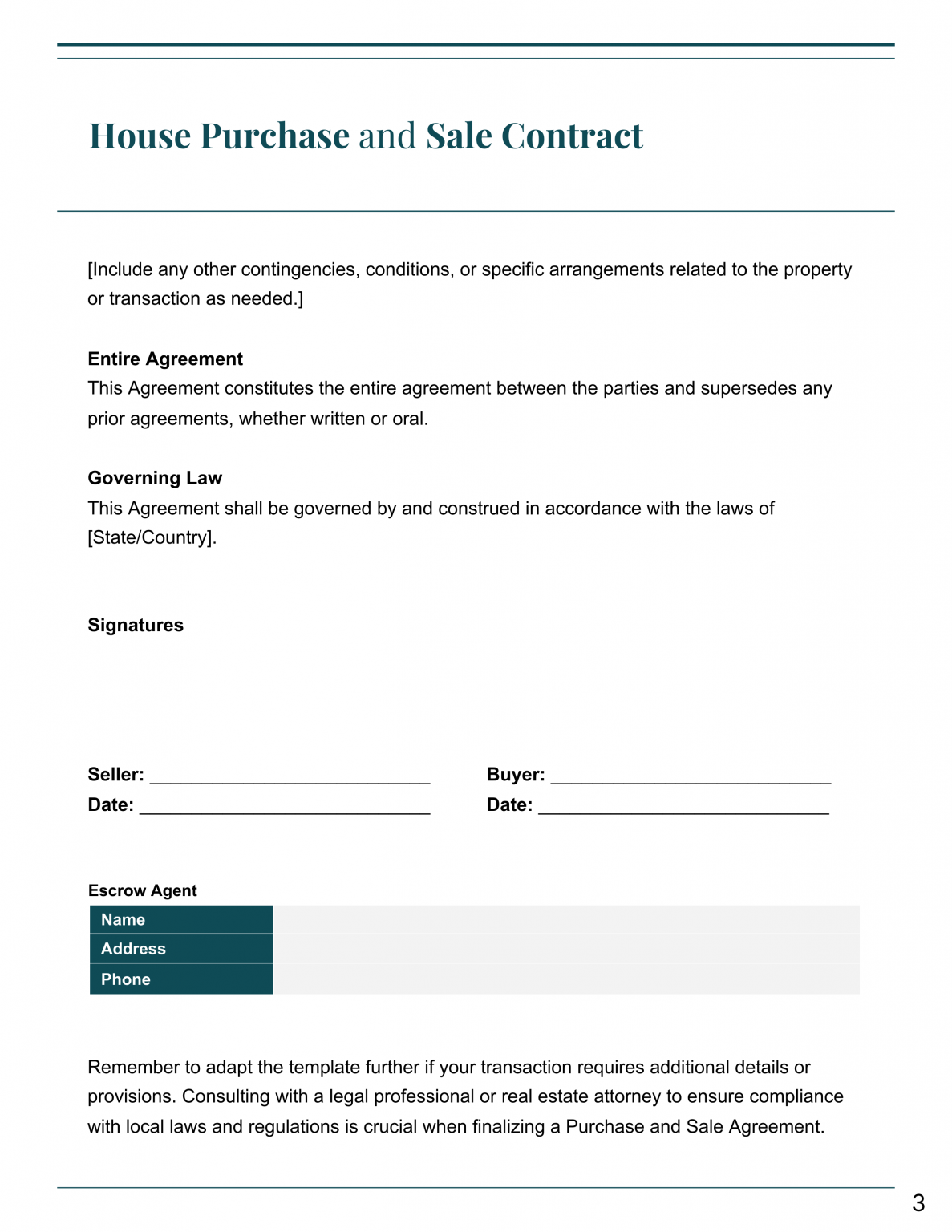Land Purchase Agreement Form (with Templates) - Venngage