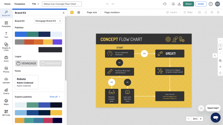 21+ Flowchart Examples for Business Use - Venngage