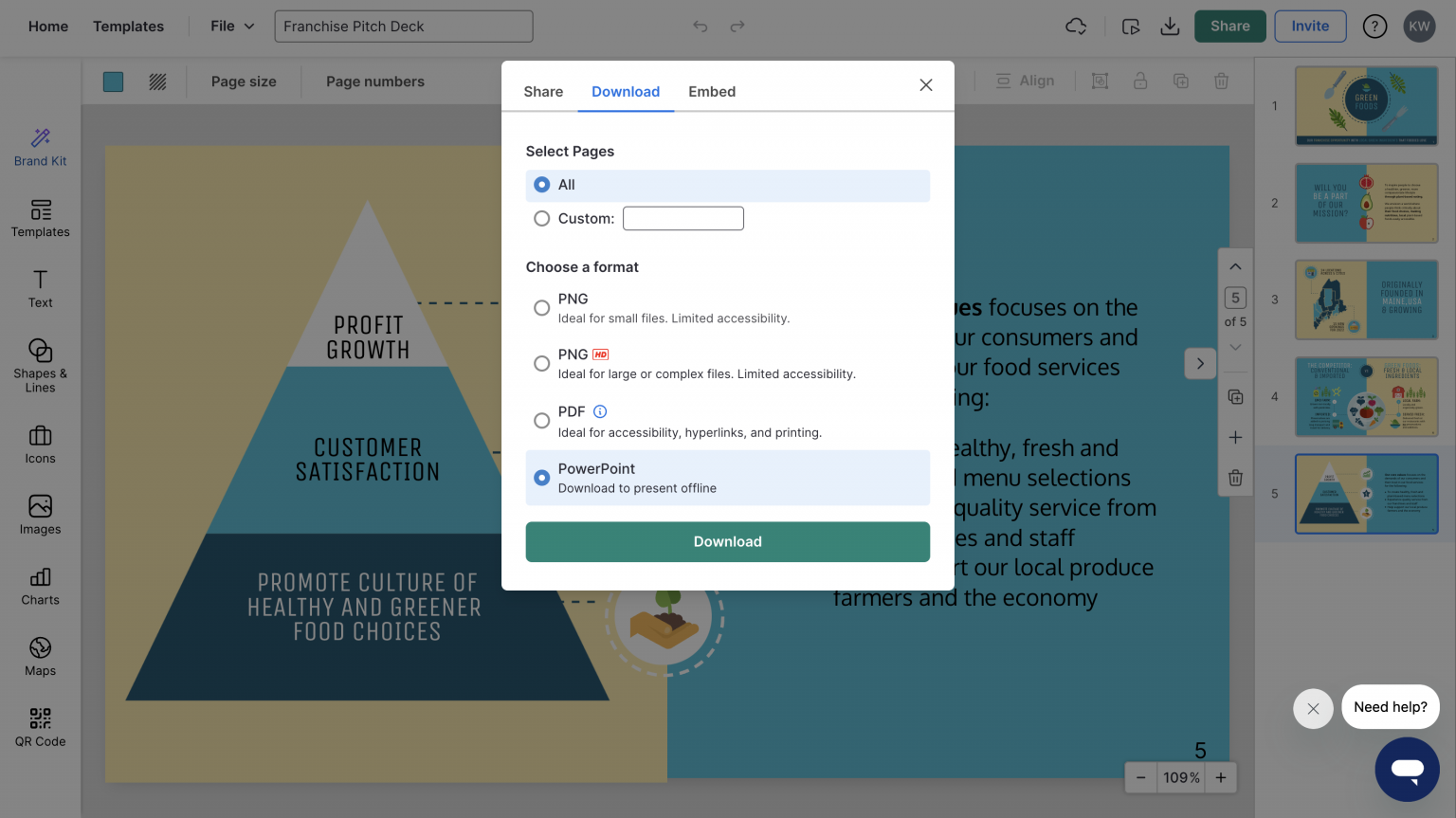 How to Create a Stunning Pyramid Chart in 5 Steps - Venngage