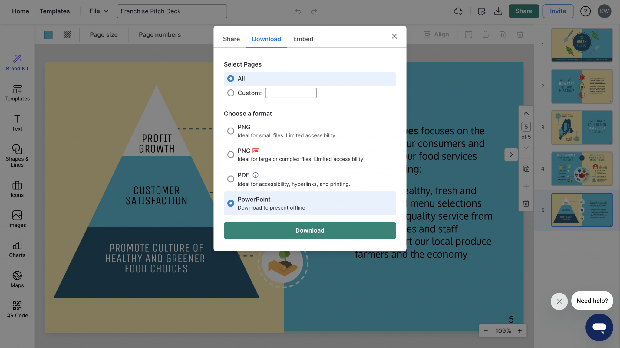 How to Create a Stunning Pyramid Chart in 5 Steps - Venngage
