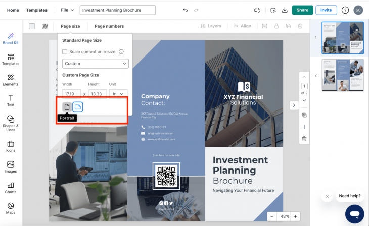 A Guide to Choosing the Right Brochure Size with Examples