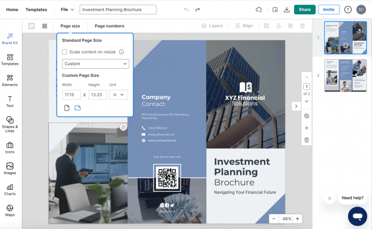 A Guide to Choosing the Right Brochure Size with Examples