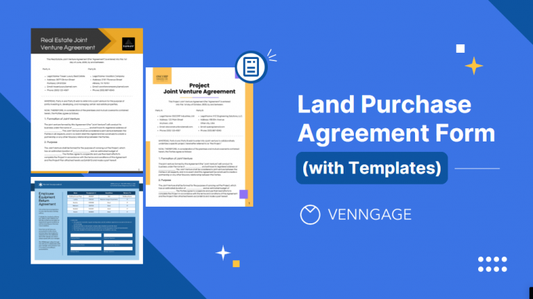 Land Purchase Agreement Form (with Templates) - Venngage