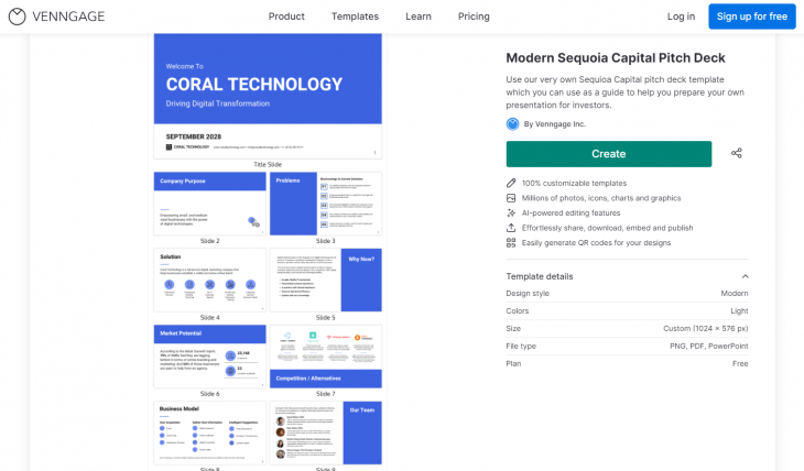 What is a Pitch Deck? Meaning, Characteristics and Templates - Venngage