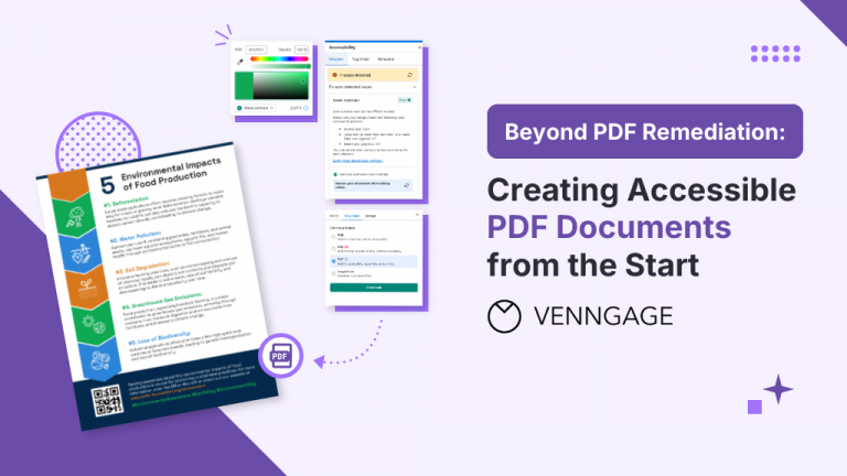 Beyond PDF Remediation: Creating Accessible Documents - Venngage