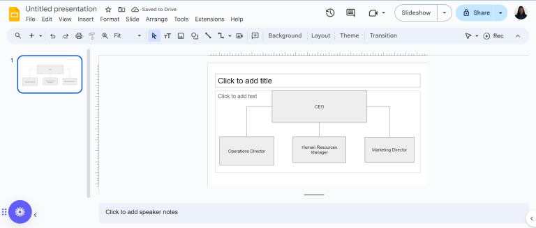 How to Create an Organizational Chart in Google Slides (2025) - Venngage