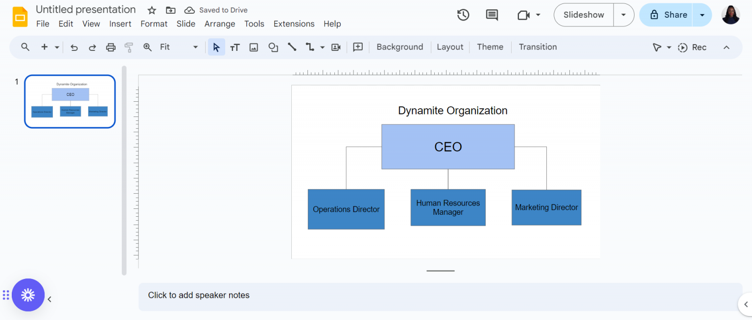 How to Create an Organizational Chart in Google Slides (2025) - Venngage