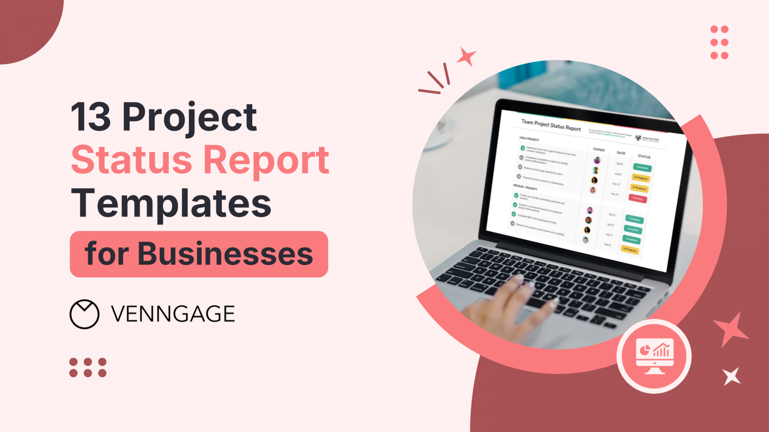 13 Project Status Report Templates for Businesses - Venngage