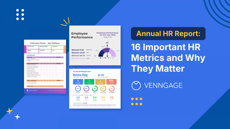 Annual HR Report: 16 Important HR Metrics and Why They Matter - Venngage