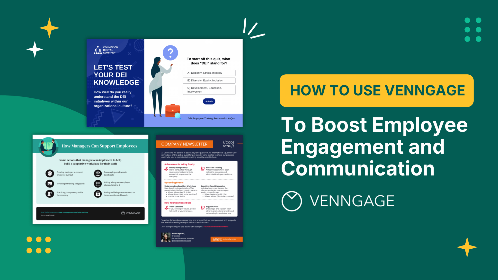 How to Use Venngage to Boost Employee Engagement
