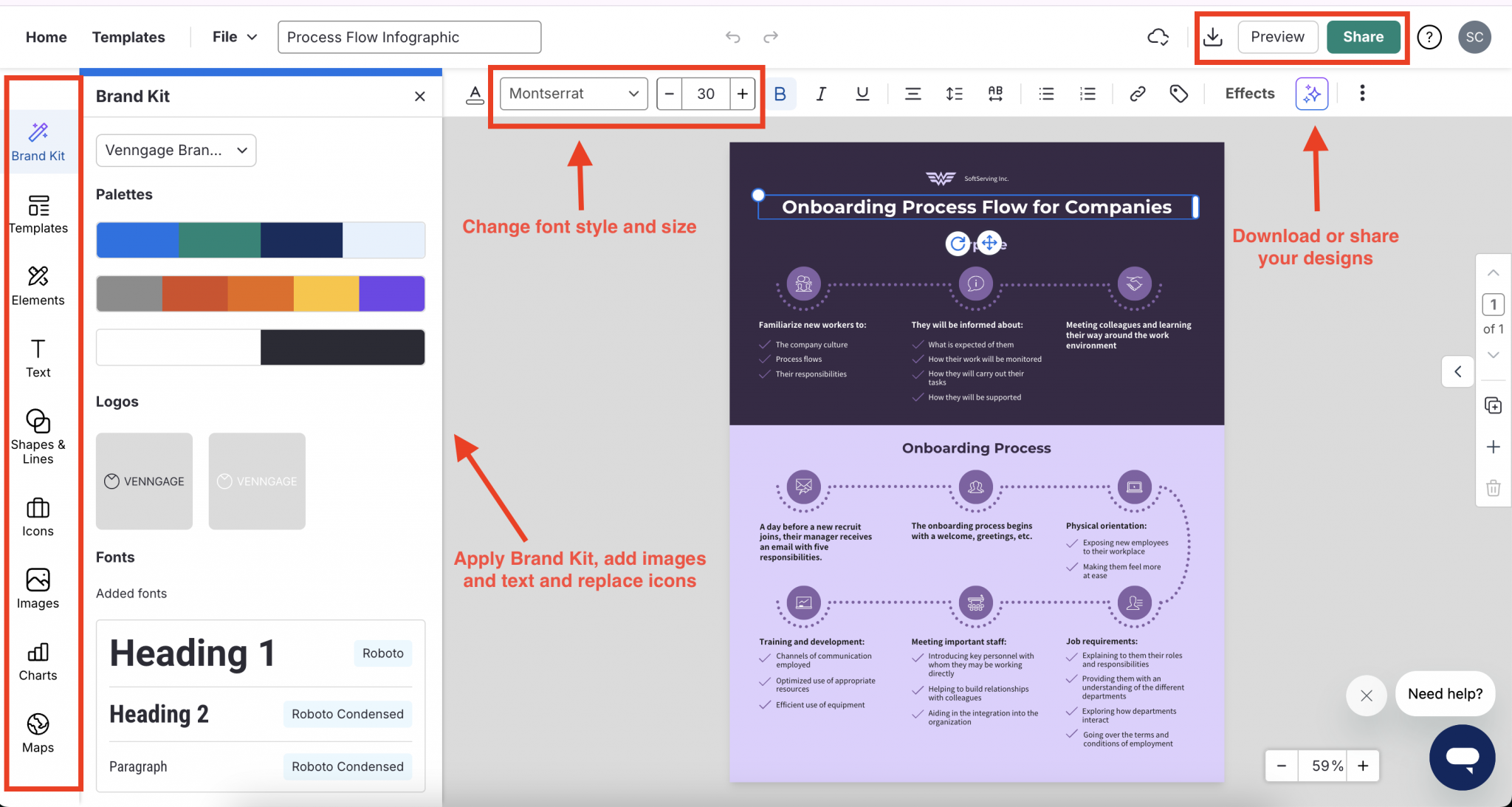 28 Process Infographic Examples with Design Tips - Venngage
