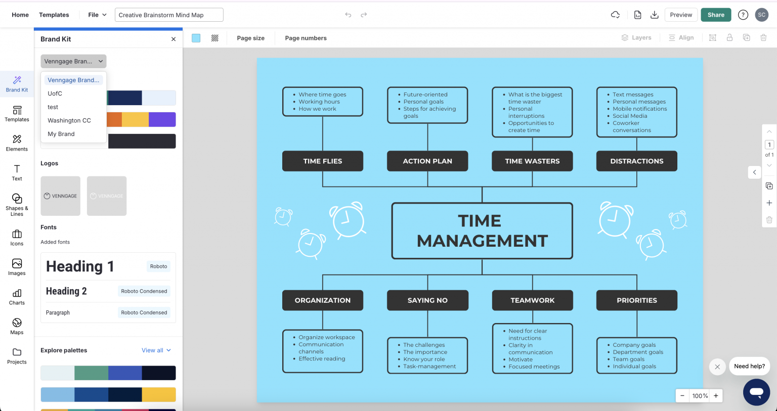 15+ Mind Map Examples for Team Collaboration - Venngage