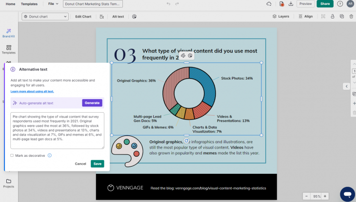 Step-By-Step Guide on Creating Accessible Diagrams using Venngage ...