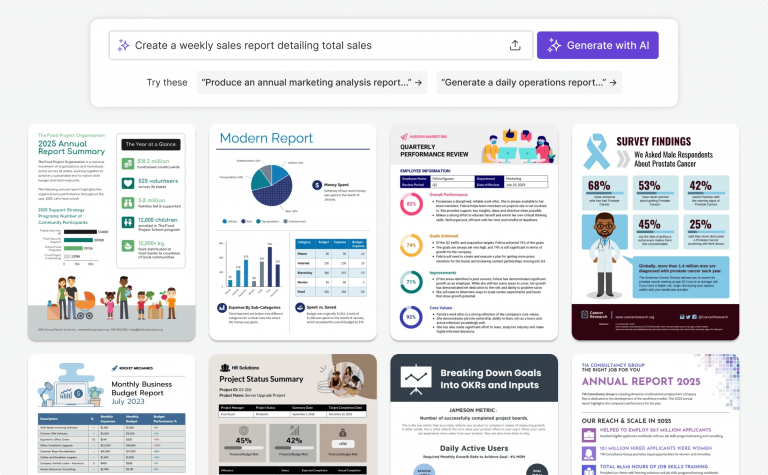 How AI Simplifies Data Visualization for Business Reports - Venngage