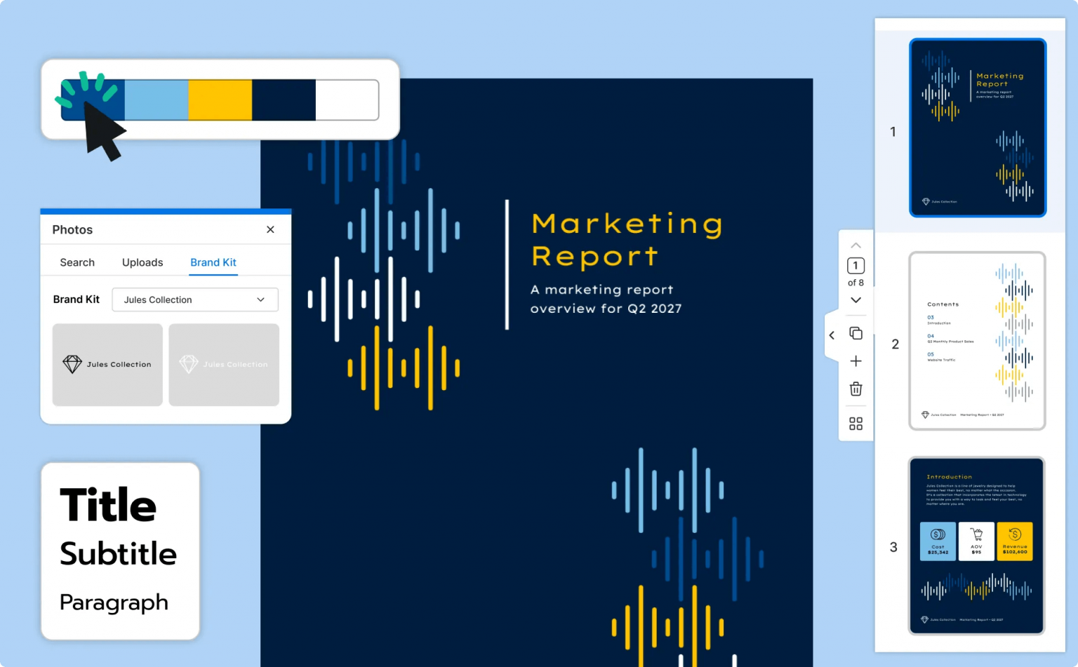 How AI Simplifies Data Visualization for Business Reports - Venngage