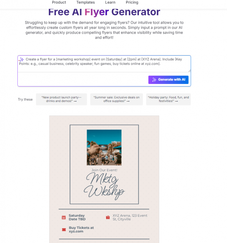 How AI-Powered Flyers Can Elevate Your Event Marketing Strategy - Venngage