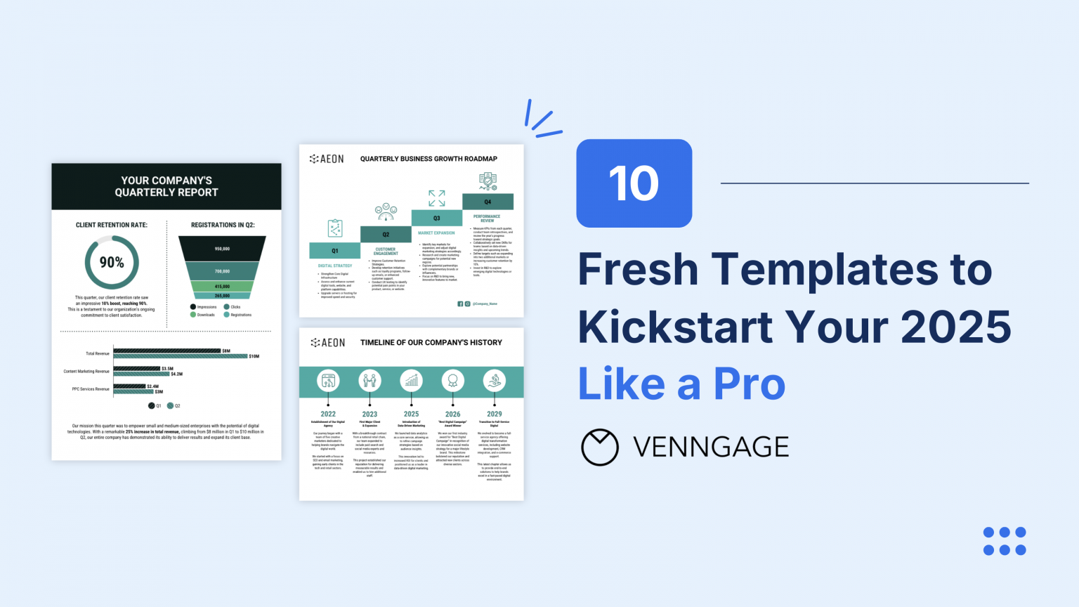 10 Fresh Templates to Kickstart Your 2025 Like a Pro - Venngage