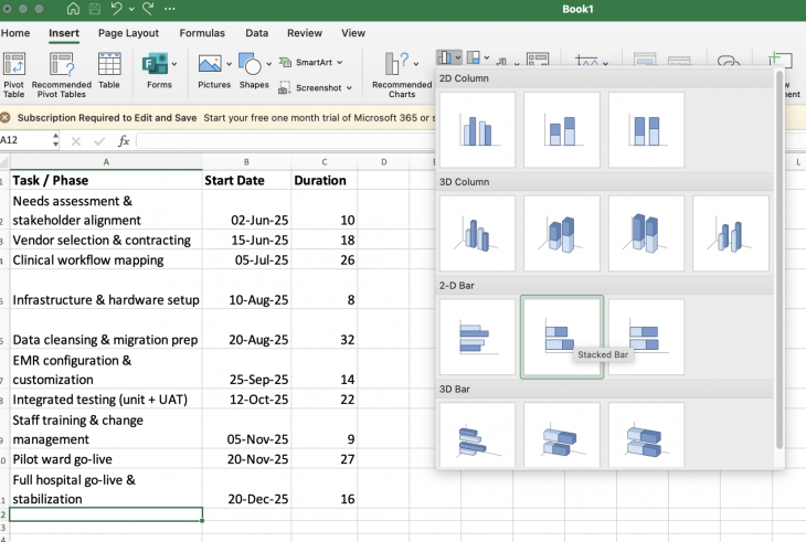 How to Make a Project Timeline in Microsoft Excel (2025)