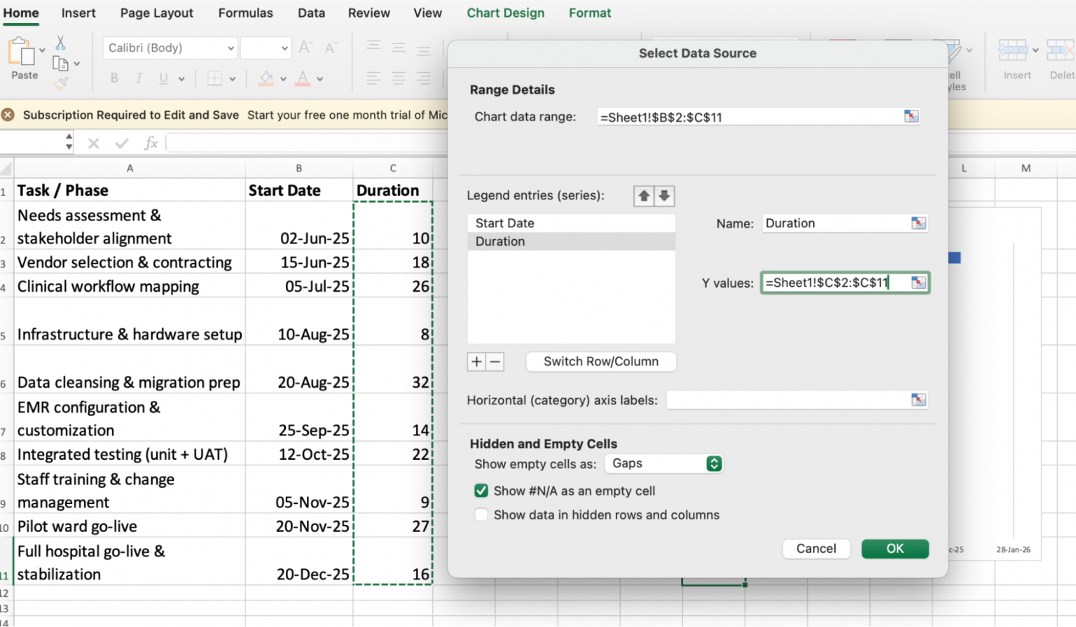 How to Make a Project Timeline in Microsoft Excel (2025)